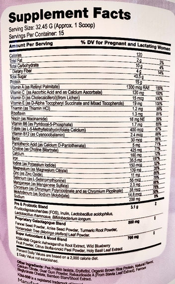 Postpartum & Lactation Journey Protein Powder - Nisus life